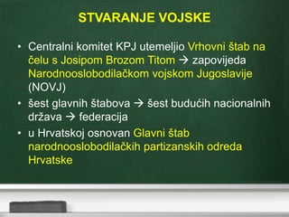 Hrvatska u antifašističkoj borbi | PPTX