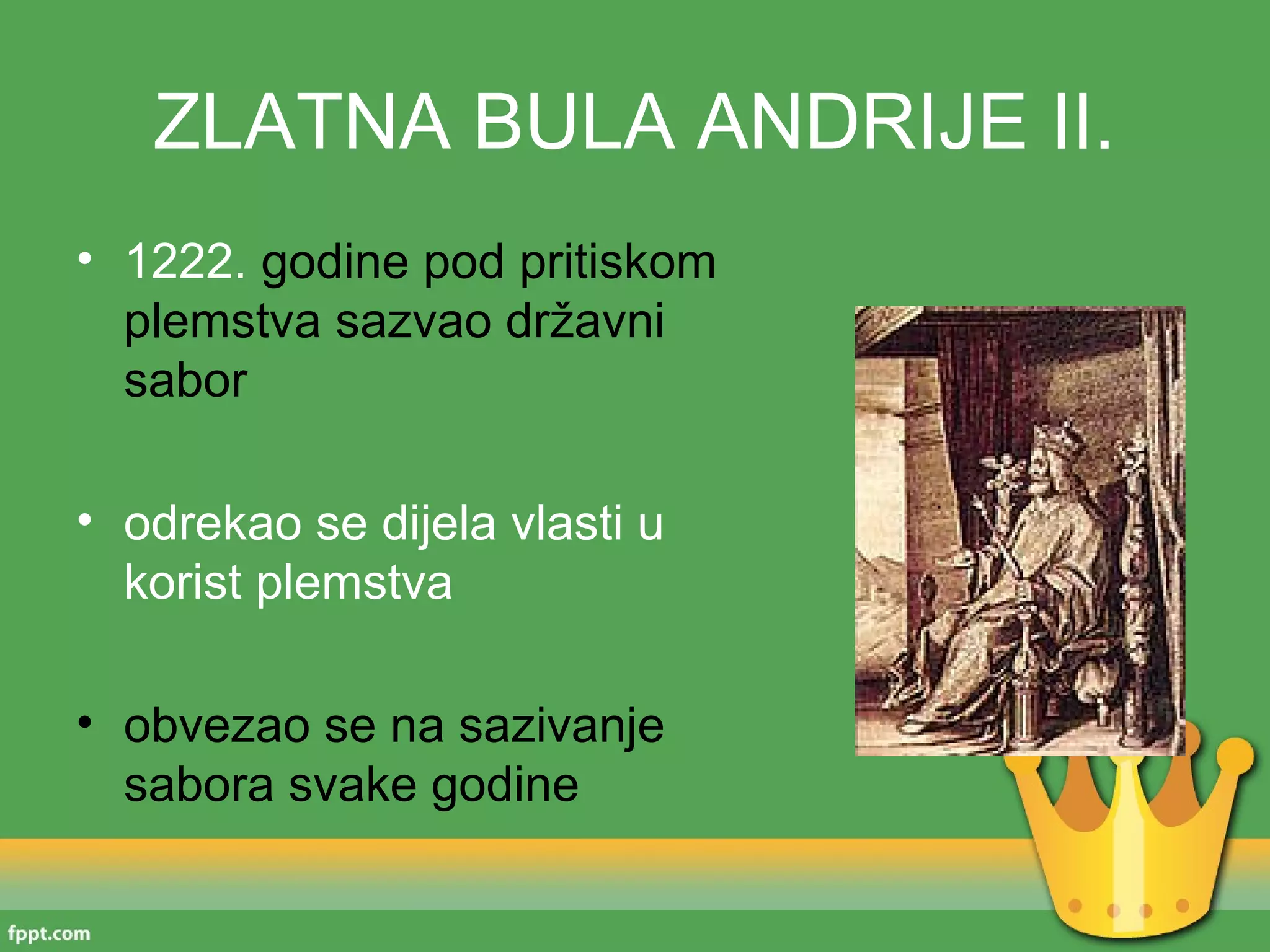 Hrvatska u doba arpadovića | PPT