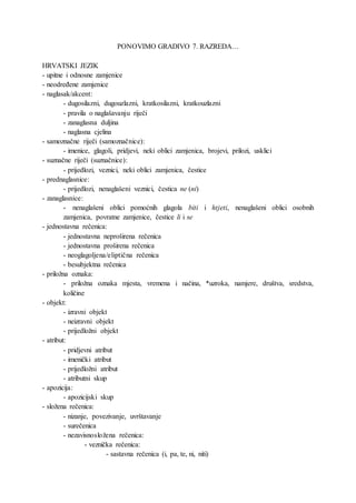 Hrvatski jezik ponavljanje_gradiva_sedmog_razreda | DOCX