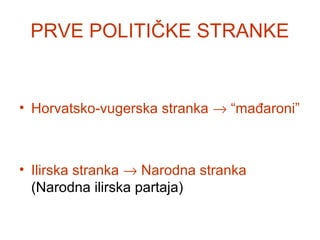 Hrvatski narodni preporod – ilirski pokret | PPT