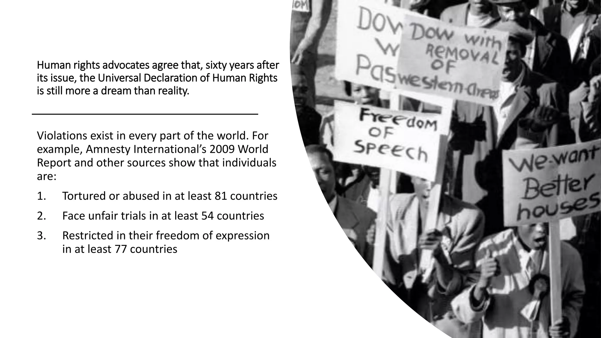 Human Rights violations | PPTX