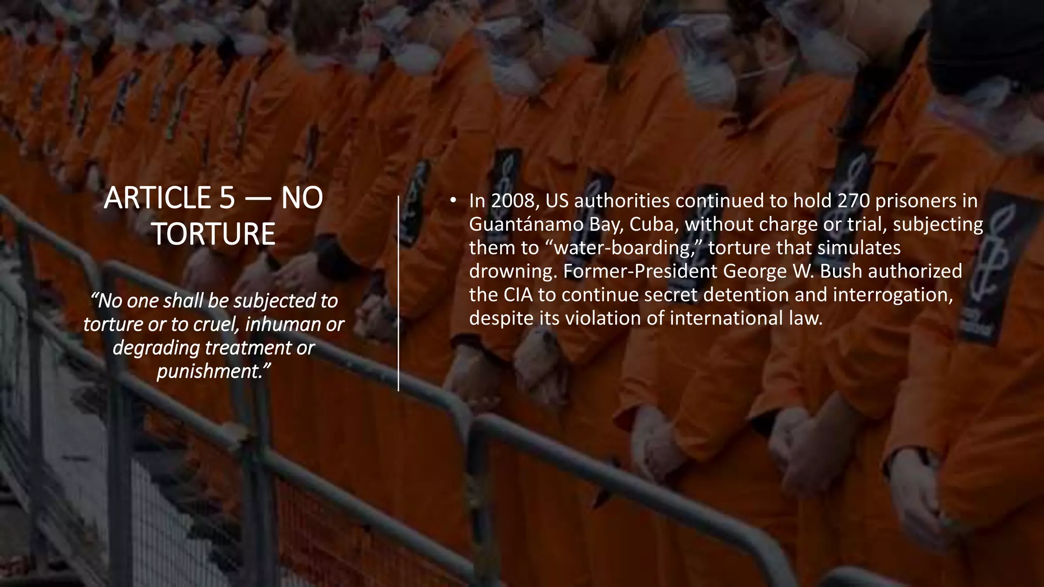 Human Rights violations | PPTX