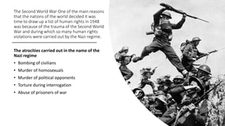 Human Rights violations | PPTX