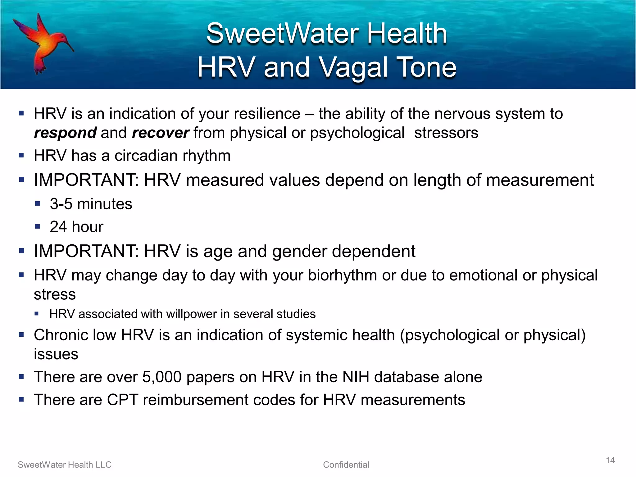 How to read your SweetBeat numbers - Heart rate variability | PPTX