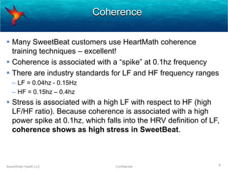 How to read your SweetBeat numbers - Heart rate variability | PPTX