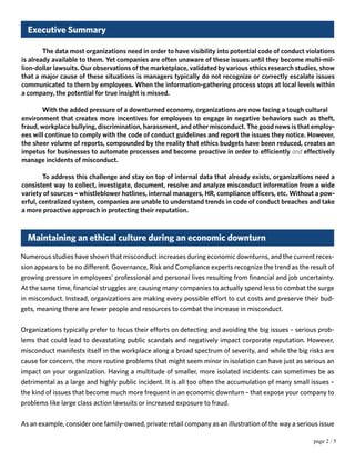 Whitepaper: Misconduct Rarely Happens in Isolation: How You Can Detect ...