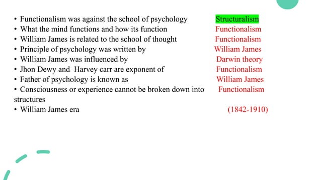 Functionalism school of psychology | PDF | Science
