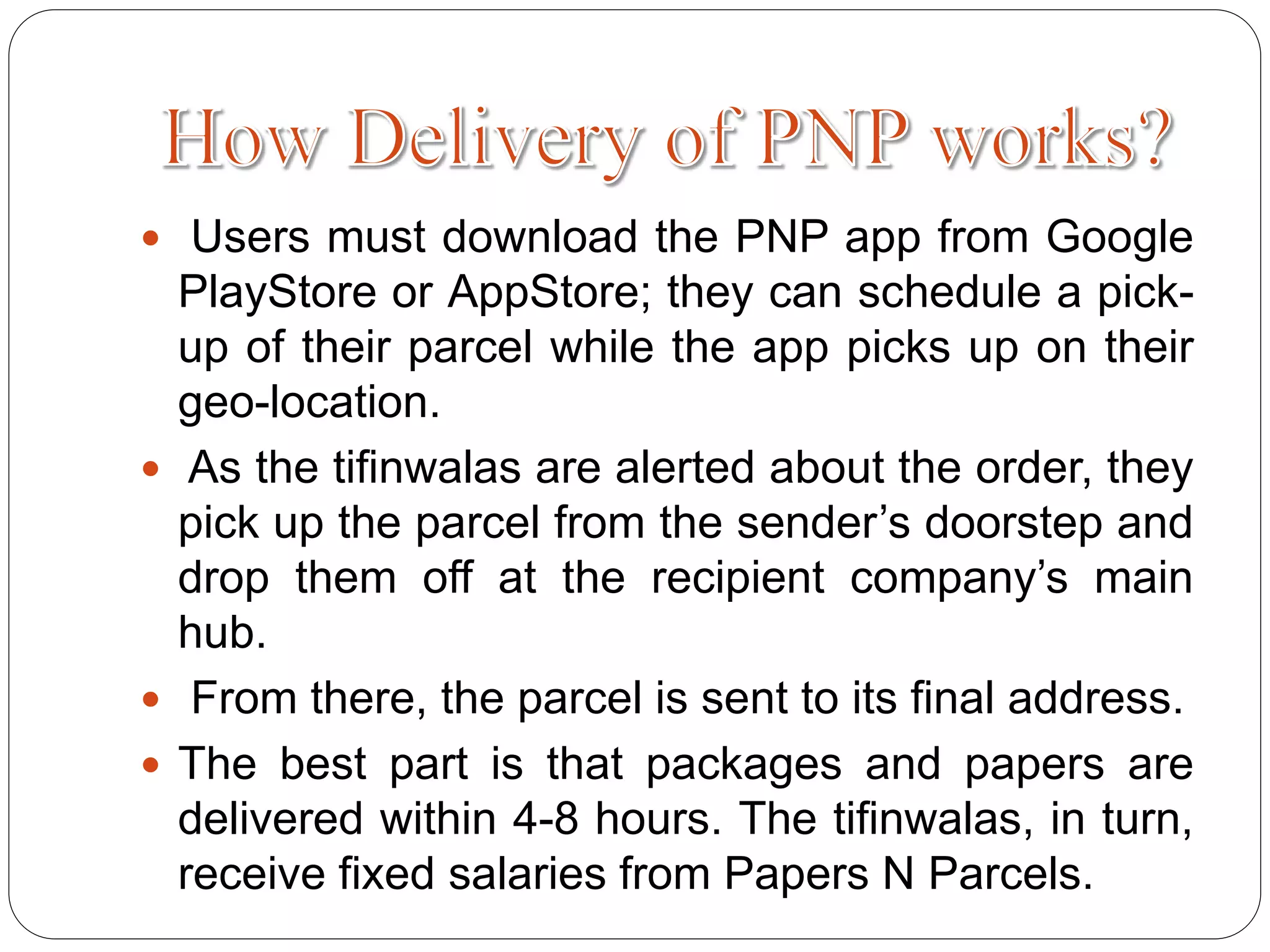 Courier servises of PNP | PPT