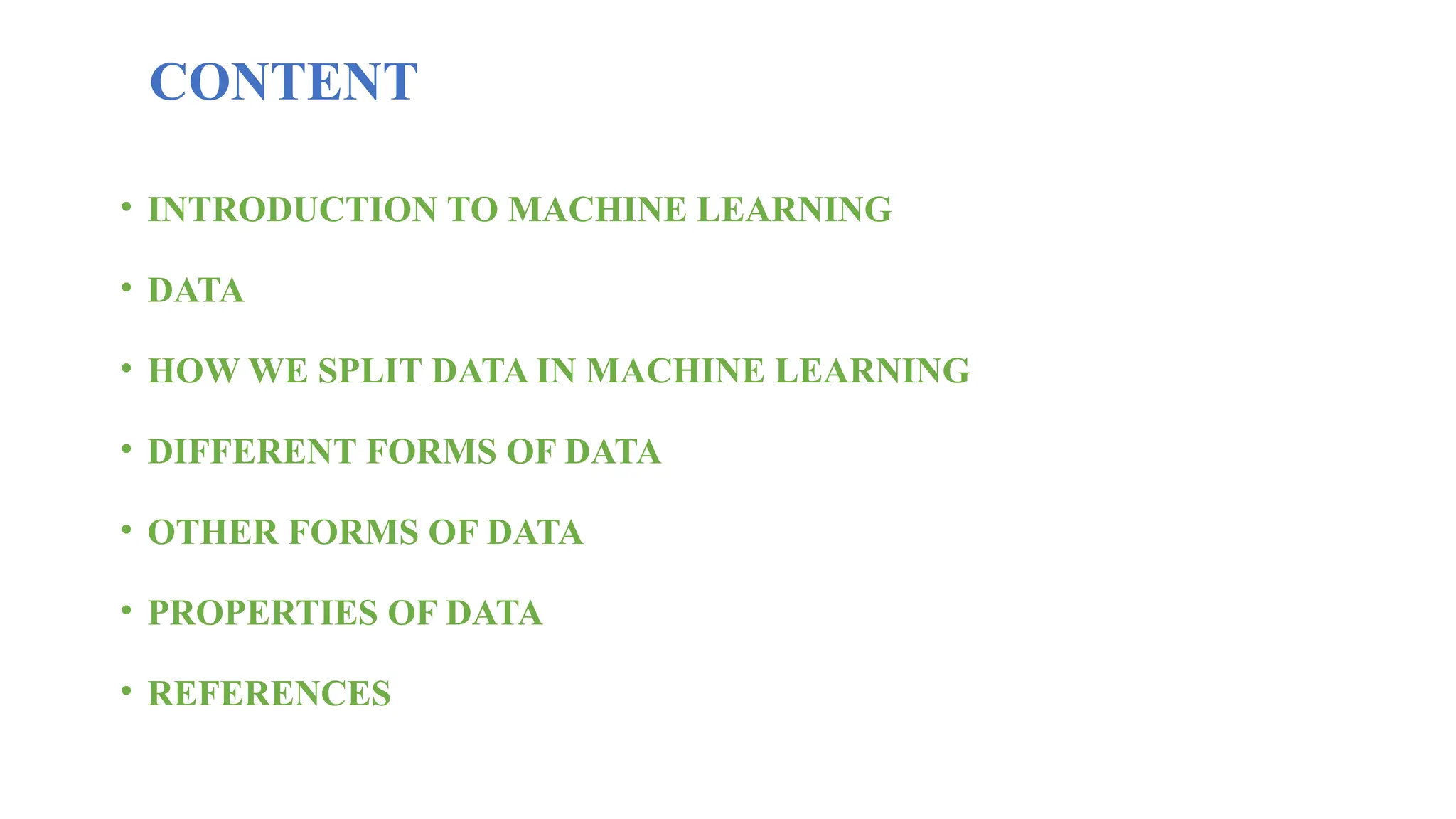Presentation on Data in Machine Learning.pptx