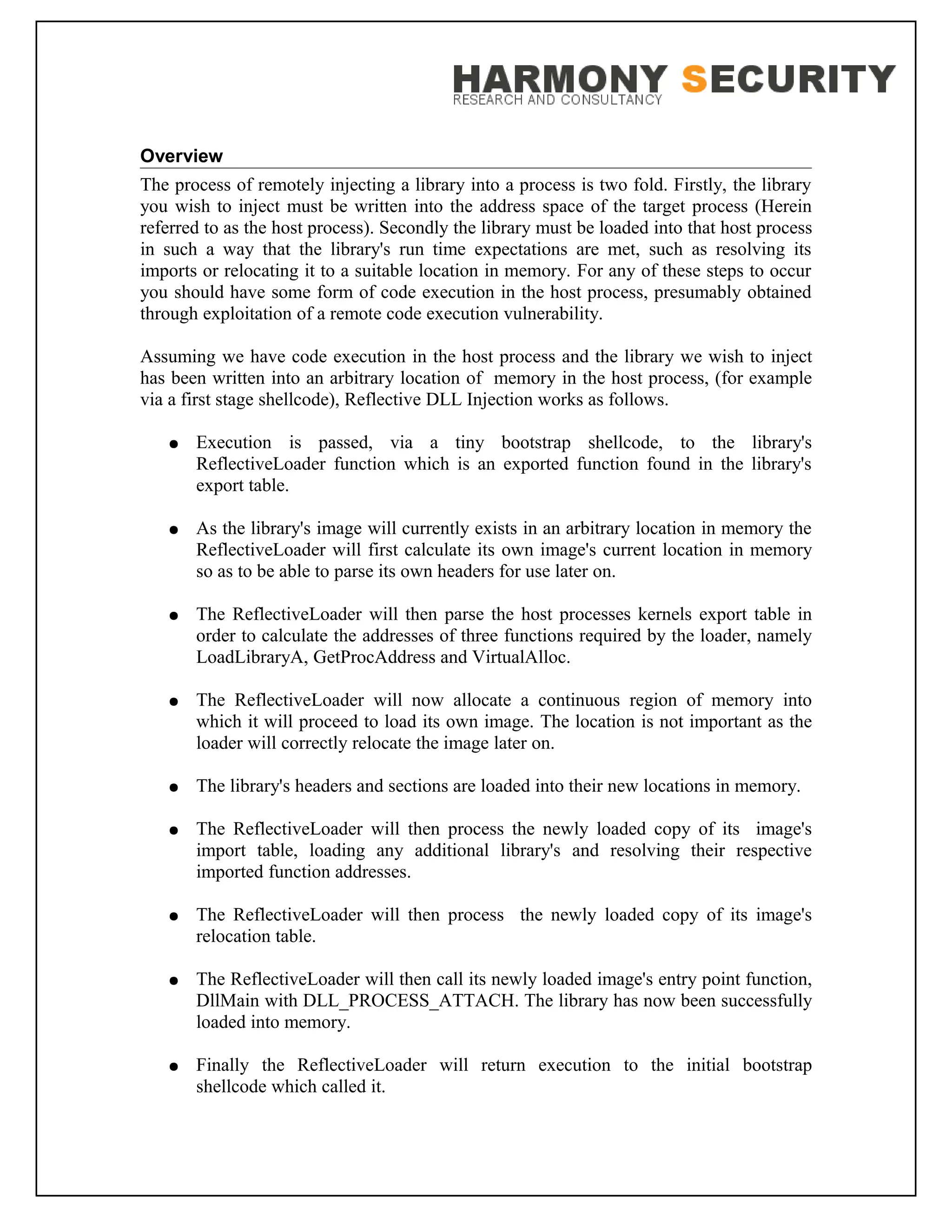 Hs P005 Reflective Dll Injection | PDF