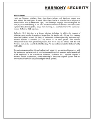 Hs P005 Reflective Dll Injection | PDF