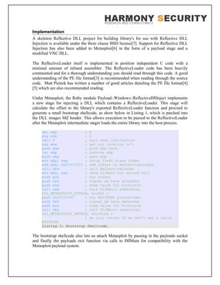 Hs P005 Reflective Dll Injection | PDF