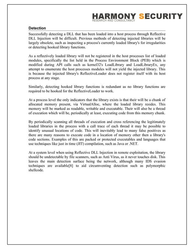 Hs P005 Reflective Dll Injection | PDF
