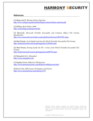 Hs P005 Reflective Dll Injection | PDF