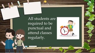 HS-PPT-RULES-1.pptx/welcome back to school files | PPTX | Professional ...