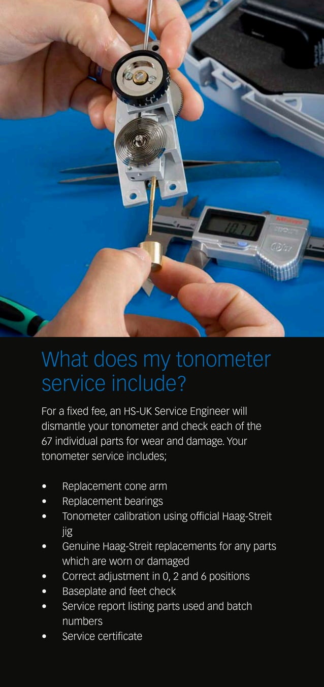HS-UK Guide to Checking Tonometer Calibration | PDF | Eye and Vision ...