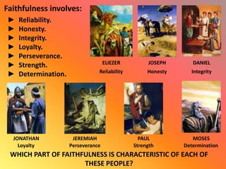 Hs 08 Faithfulness | PPTX