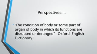 HS 101 Perspective.pptx in clinical medicine | PPTX