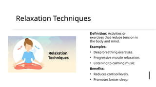 Stress management assignment including self control time management.pptx