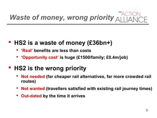 Analysis of Business Case for HS2 - May 2013 | PPT