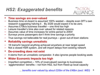 Analysis of Business Case for HS2 - May 2013 | PPT
