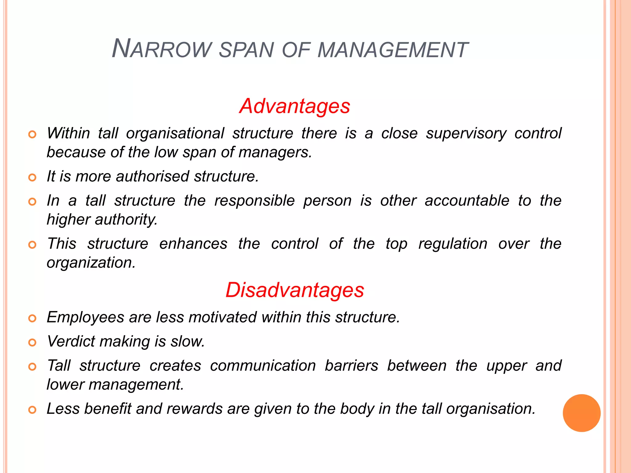 Hs300 m4 2 span of control | PPT