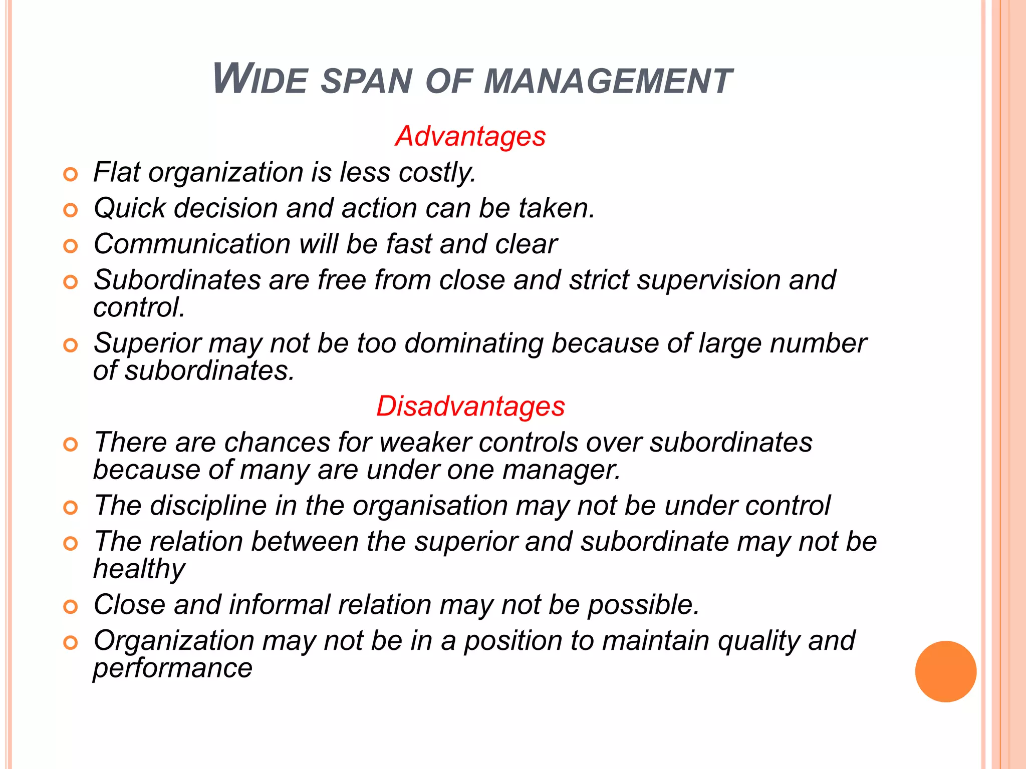 Hs300 m4 2 span of control | PPT