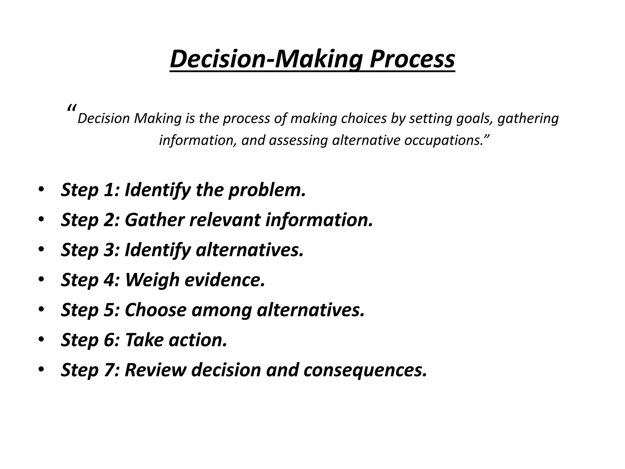 Hs300 m4 3 decision making | PPTX