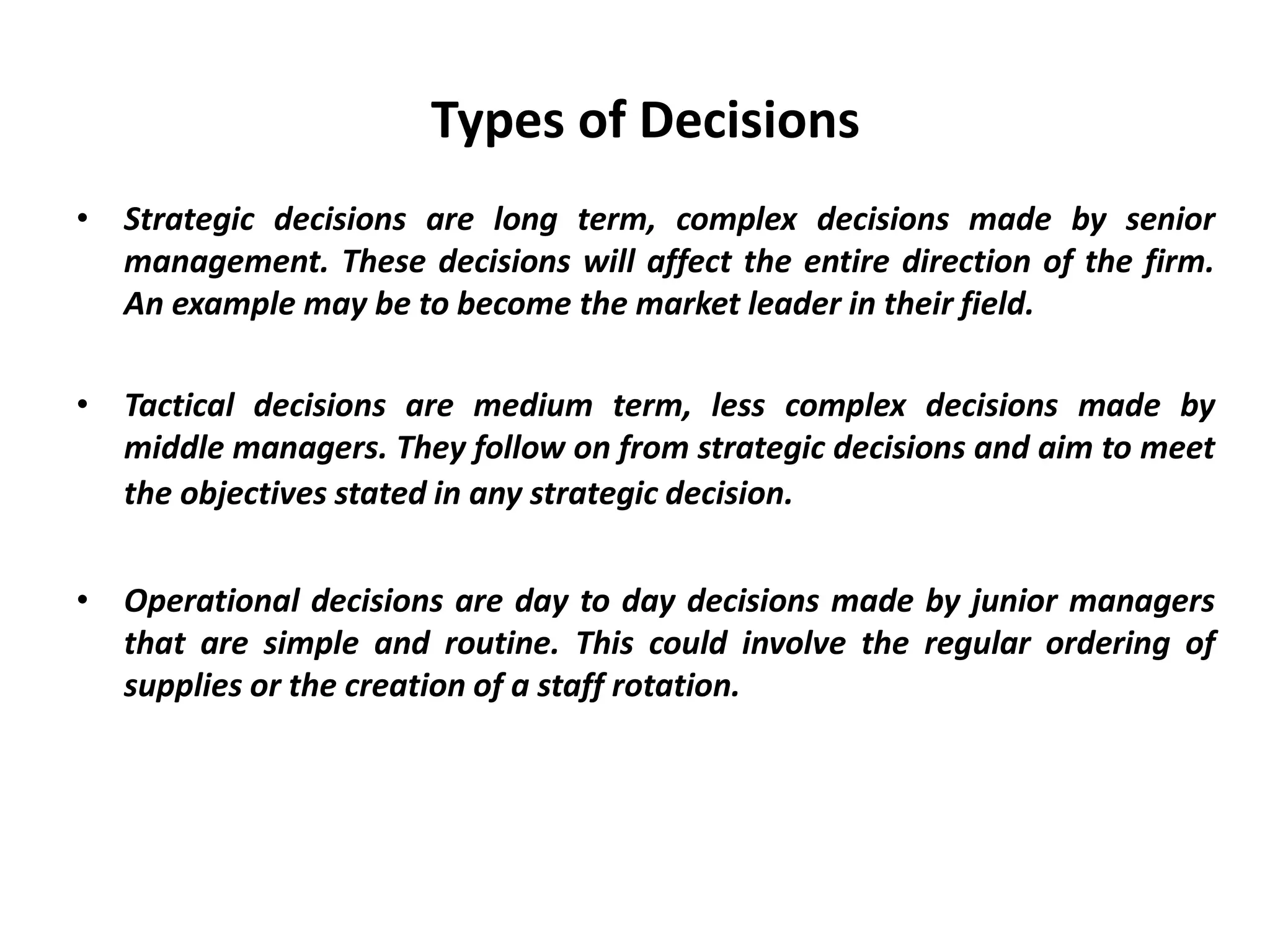 Hs300 m4 3 decision making | PPTX