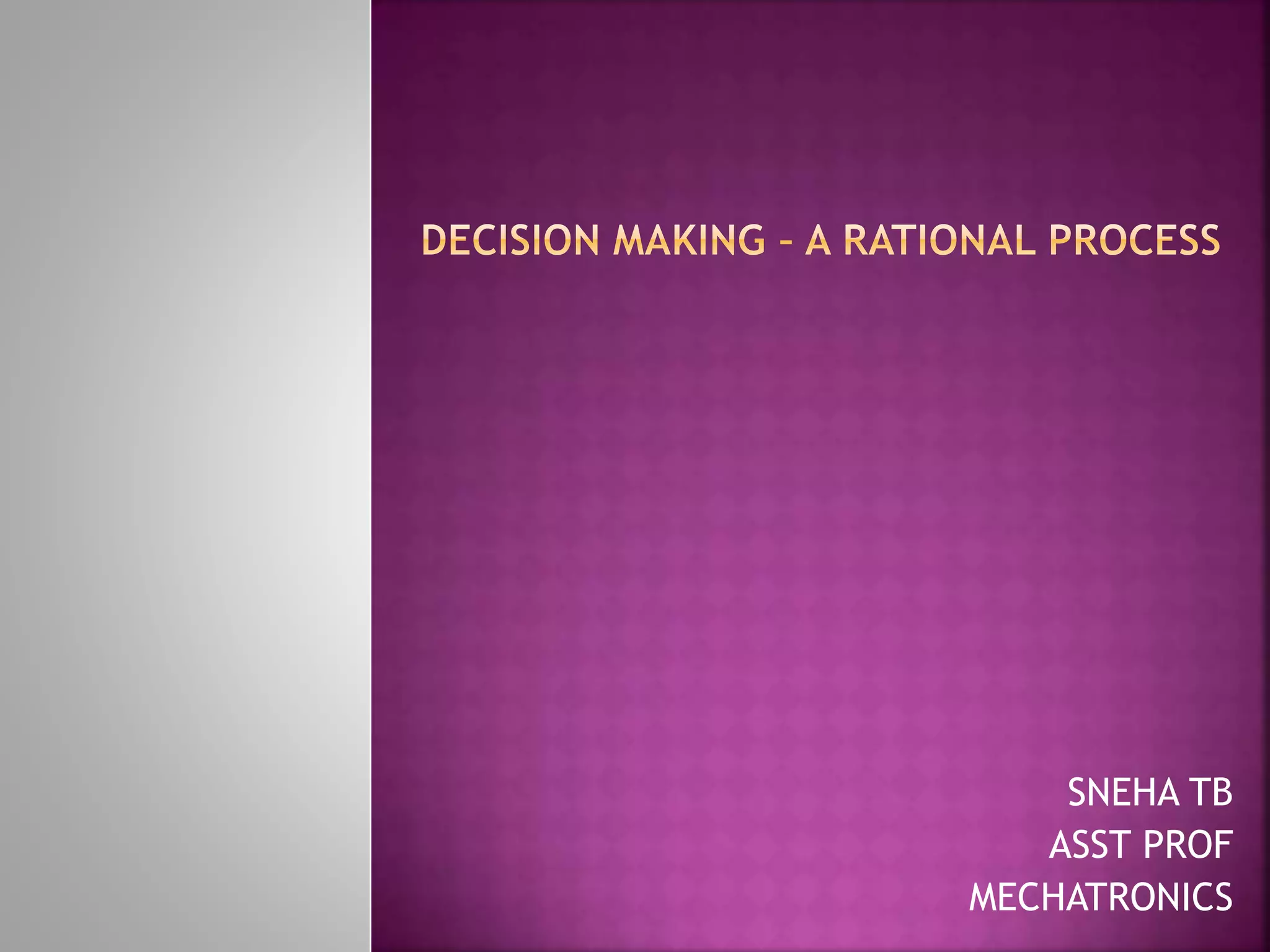 Hs300 m4 5 dm rational process | PPT