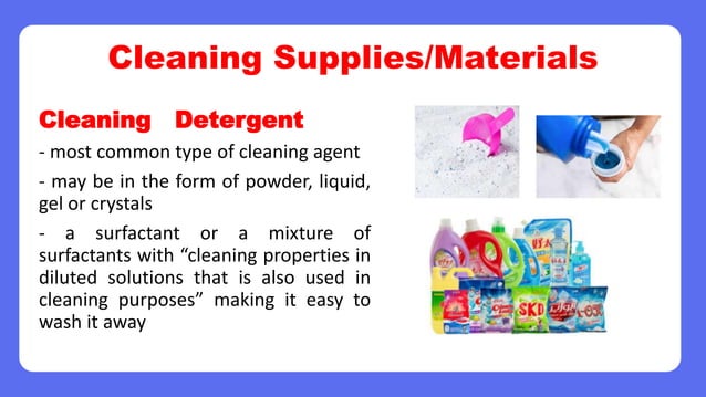 HS7 - Module 1- Week 1-Use and Maintain Cleaning MAterials, Tools ...