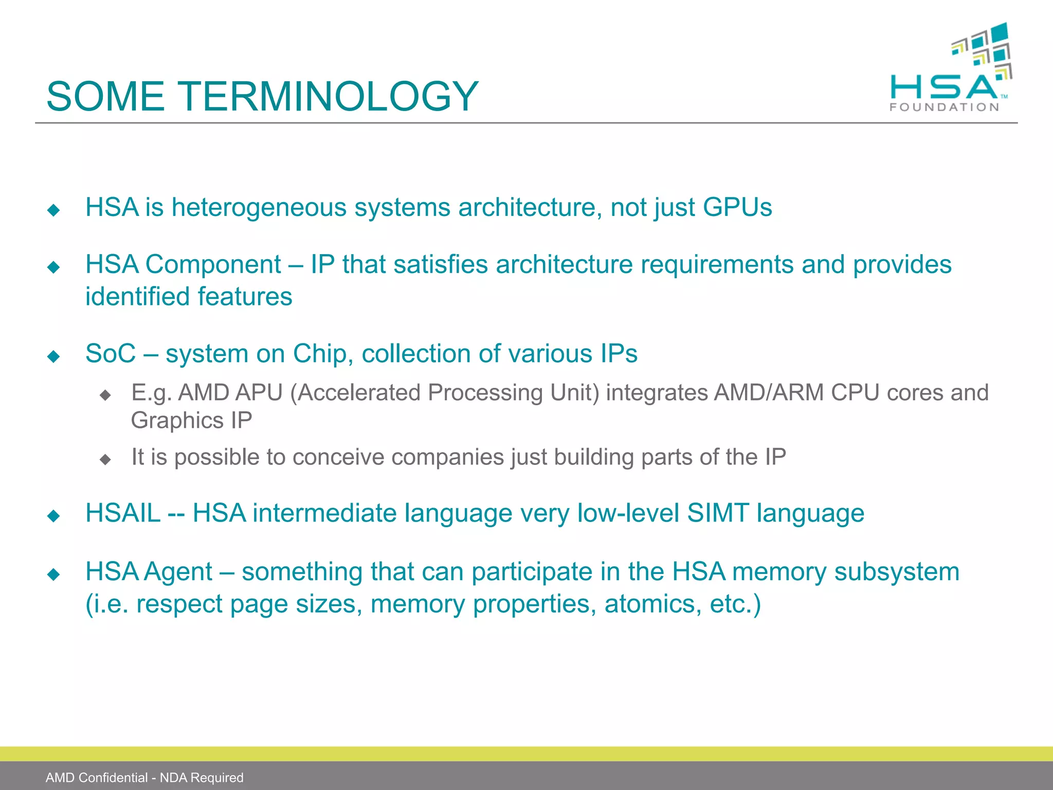 Heterogeneous System Architecture Overview | PPT