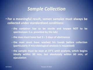 SEMEN EVALUATION | PPTX