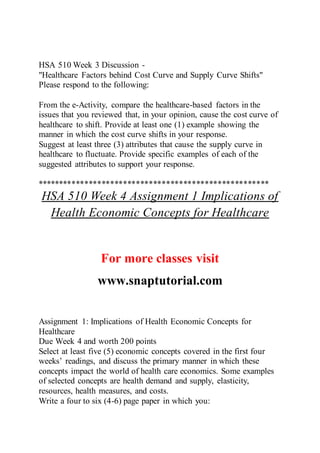 HSA 510 Education Organization - snaptutorial.com