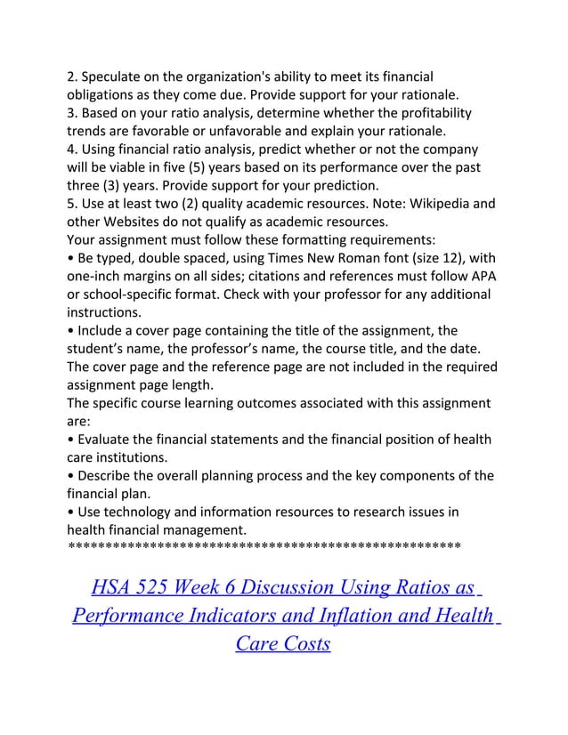 Hsa 525 Massive Success / snaptutorial.com