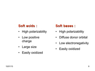 Hsab theory | PPT