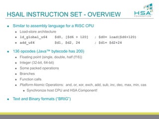 HSA HSAIL Introduction Hot Chips 2013 | PPT