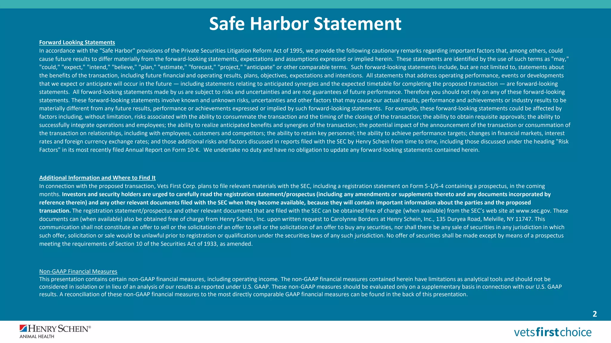 Hsah spin off merger slides final | PPT