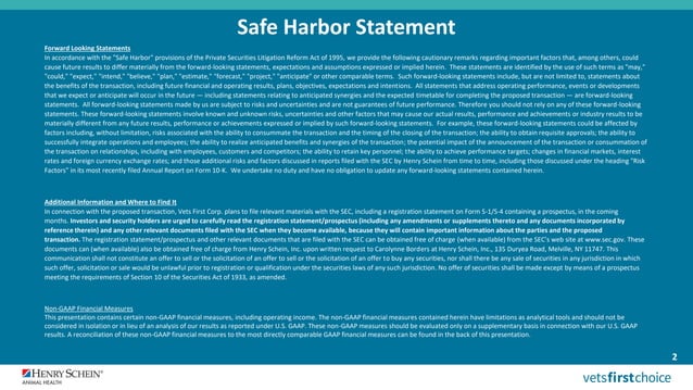 Hsah spin off merger slides final | PPT