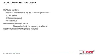 Deeper Look Into HSAIL And It's Runtime | PDF