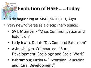 Communication in Home Science Extension Education | PPTX