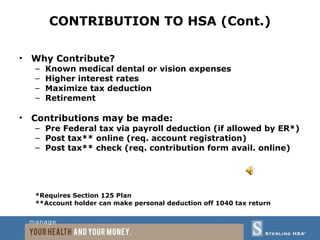 Introduction to Health Savings Accounts (HSA) | PPT