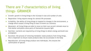 HSB- CHARACTERISTICS OF LIVING THINGS.pptx