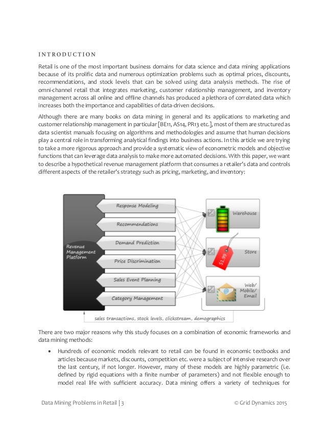 Data Mining Problems in Retail