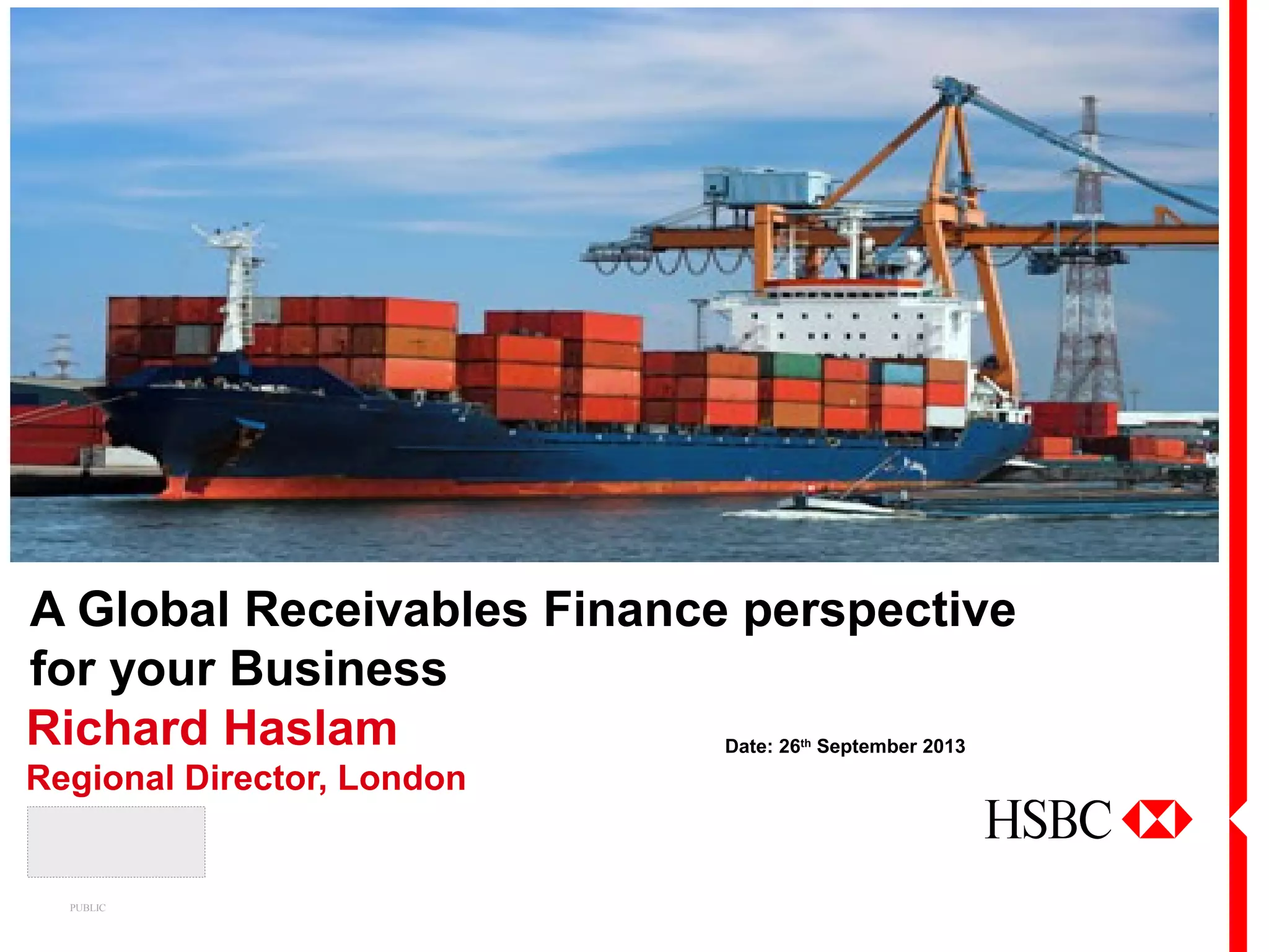 Richard Haslam - HSBC - September 26th | PPT