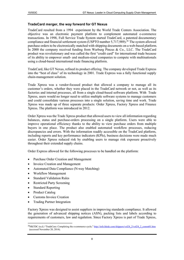 HSBC'20 Case, Intra Round (IBA) | PDF