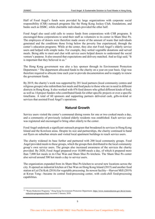 HSBC'22 Intra (IBA) Case, Final Round | PDF