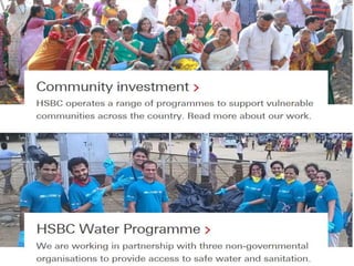 Hsbc bank CSR | PPTX