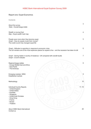 Hsbc Bank International Expat Survey09 | PDF