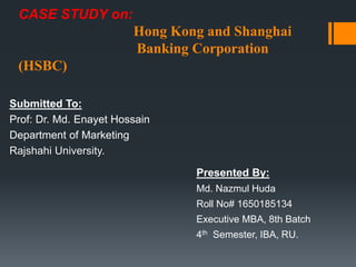 Hsbc case study | PPTX